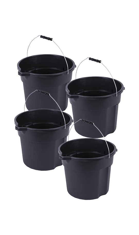 Paquete De 4 Cubetas Redondas Con Pico 11 Litros Varios Colores Reyner ...